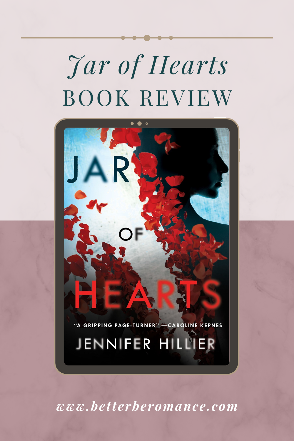 Thriller Book Review: Jar of Hearts - better be romance
